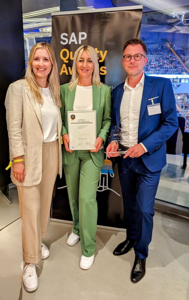 SAP Quality Award for Inovan - Great recognition for us! - Inovan – Von ...